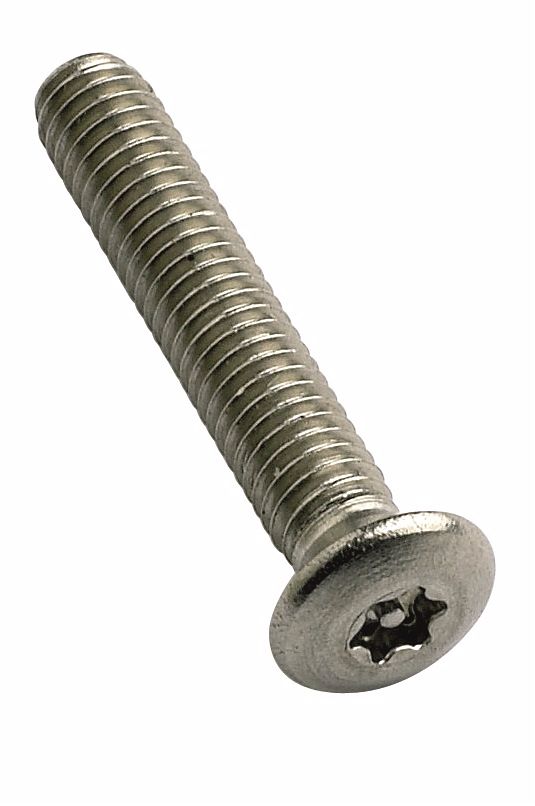 M3.5x25mm T10 6-Lobe Pin A2 Raised CSK Screws
