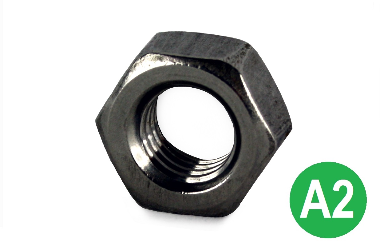 5/8 UNF A2 Full Nut BS 1768