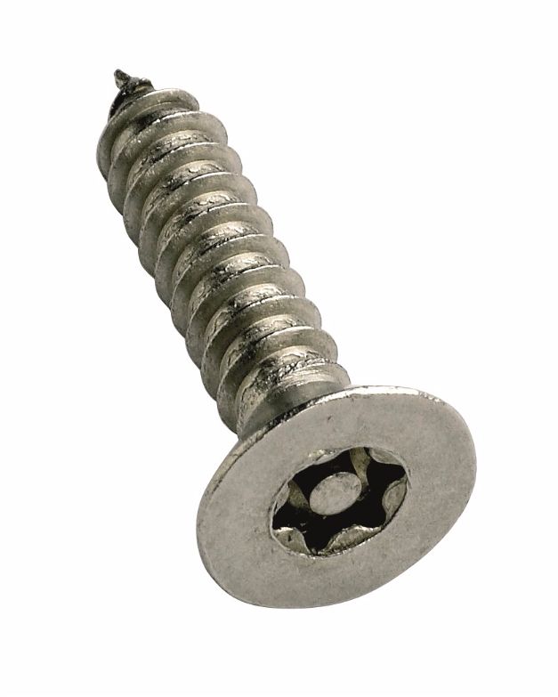 4.8x75mm T25 6-Lobe Pin A2 CSK Self Tapper