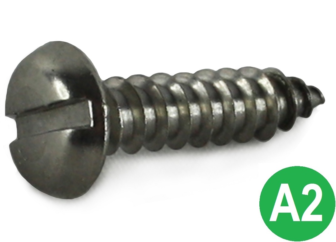 4.8x25mm A2 Slot Pan Self Tapper DIN 7971