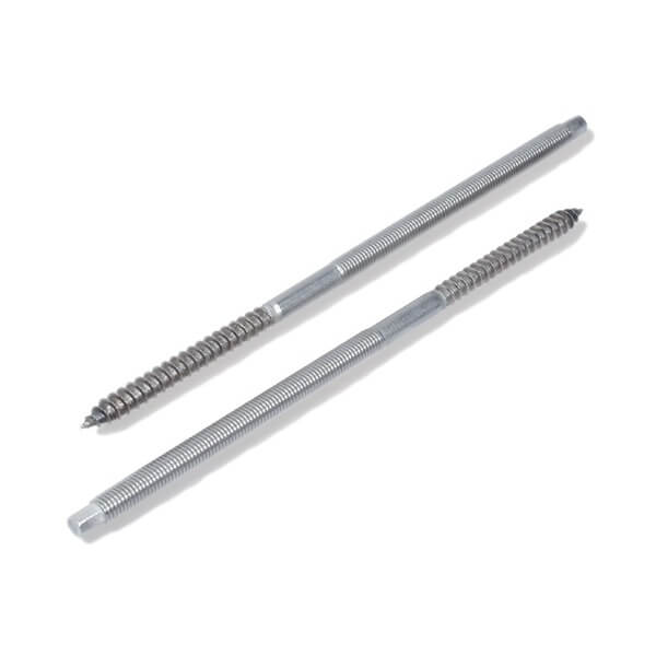 M12 x 200mm Stainless Steel Wood To Metal Dowels A/F 9 Hex Drive ...