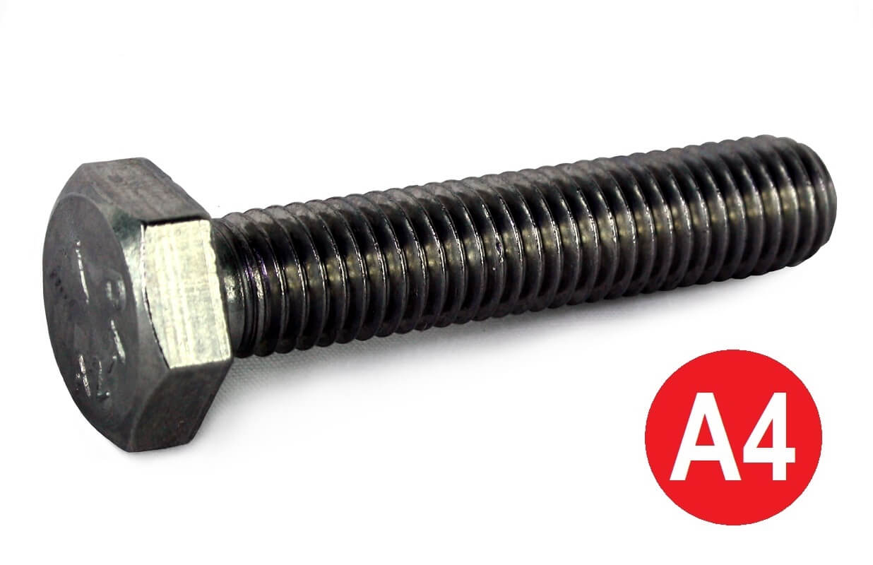 M10x20 A4 Hexagon Set Screw DIN 933