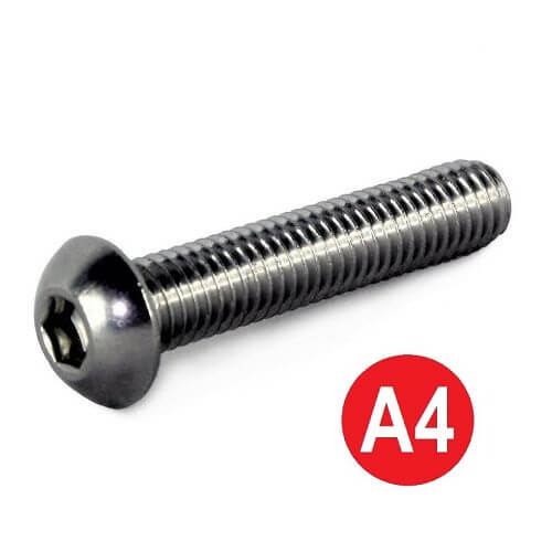 M3x8 A4 Socket Button Head Screw ISO-7380