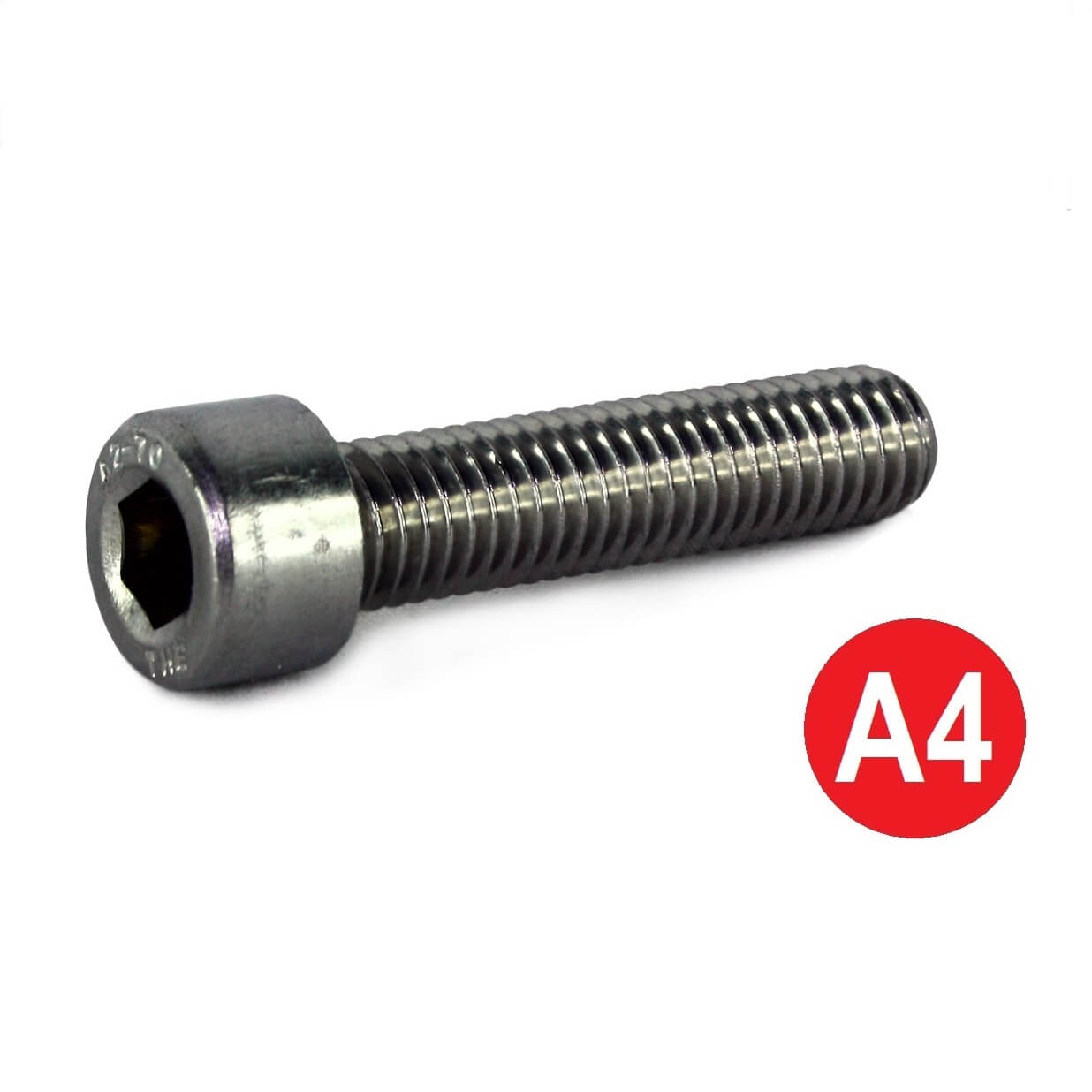 M4 x 6mm A4 Stainless Socket Cap Head Screws DIN 912