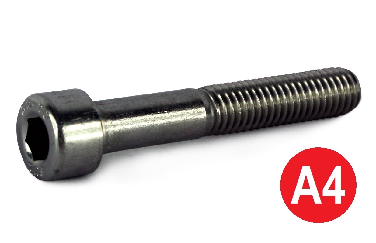 M4x25 A4 Socket Cap Head Screw DIN 912