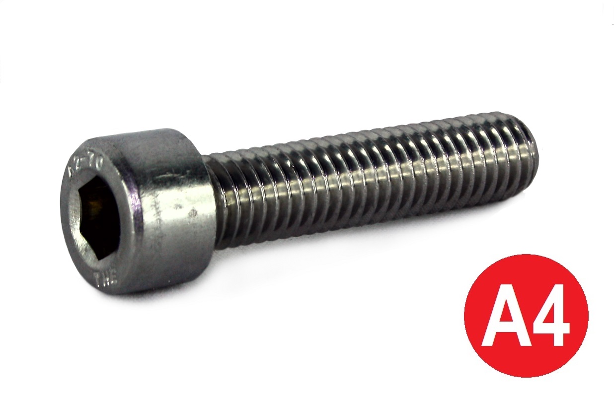M8x16 A4 Socket Cap Head Screw DIN 912