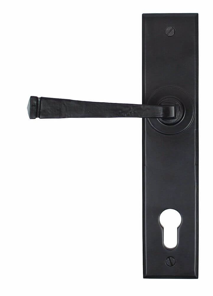 Anvil 33119 Black Narrow Lever Espag Lock Set | From the Anvil | Anvil ...