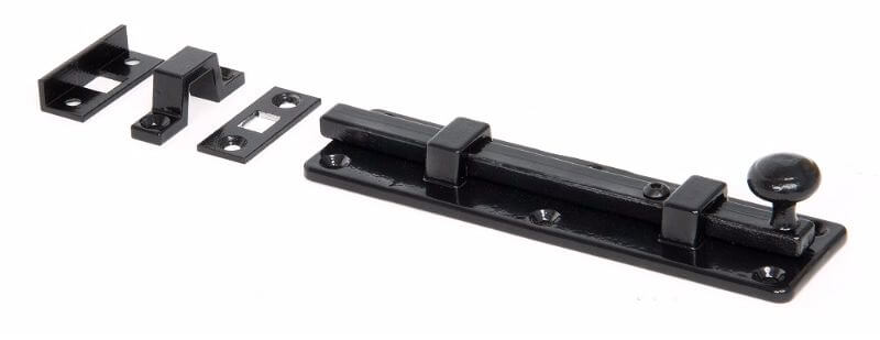 Anvil 33872 Black 6 Universal Bolt | From the Anvil | Anvil Ironmongery