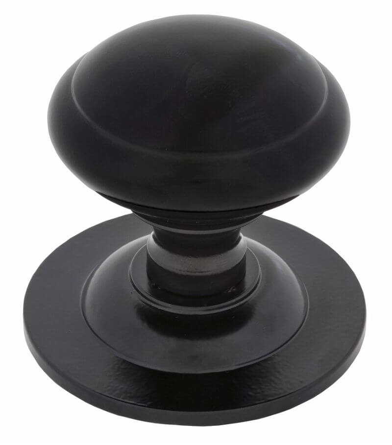 Anvil 83506 Black Centre Door Knob | From the Anvil | Anvil Ironmongery