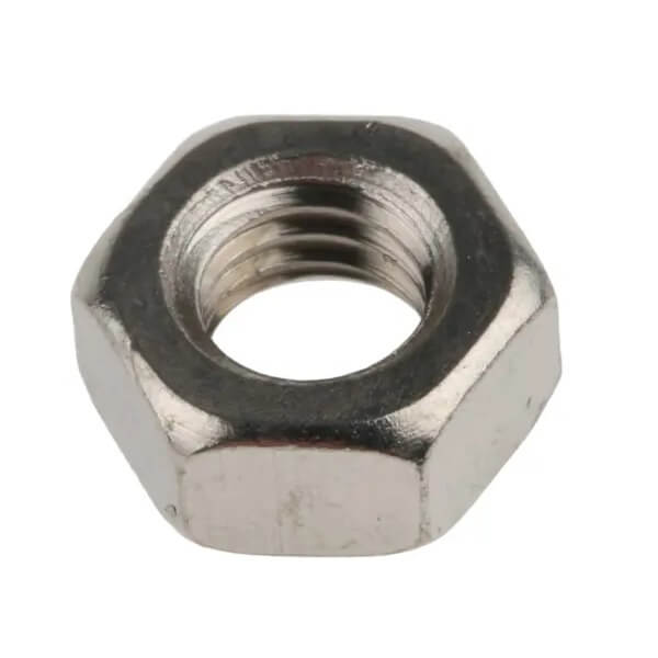 Buy M6 Nickel Plated Brass Full Nut DIN 934