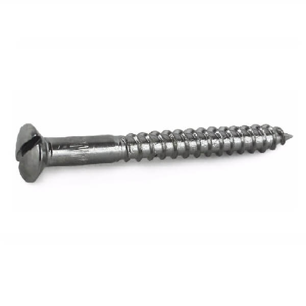 Buy Slot Raised CSK Nickel Plated Brass Woodscrews 3g x 3/8