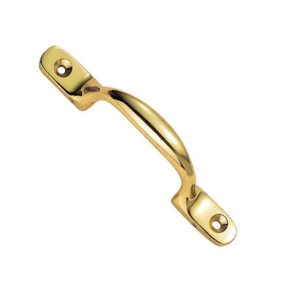 Carlisle Brass AA97 157mm (6 inch) Sash Handle Polished Brass