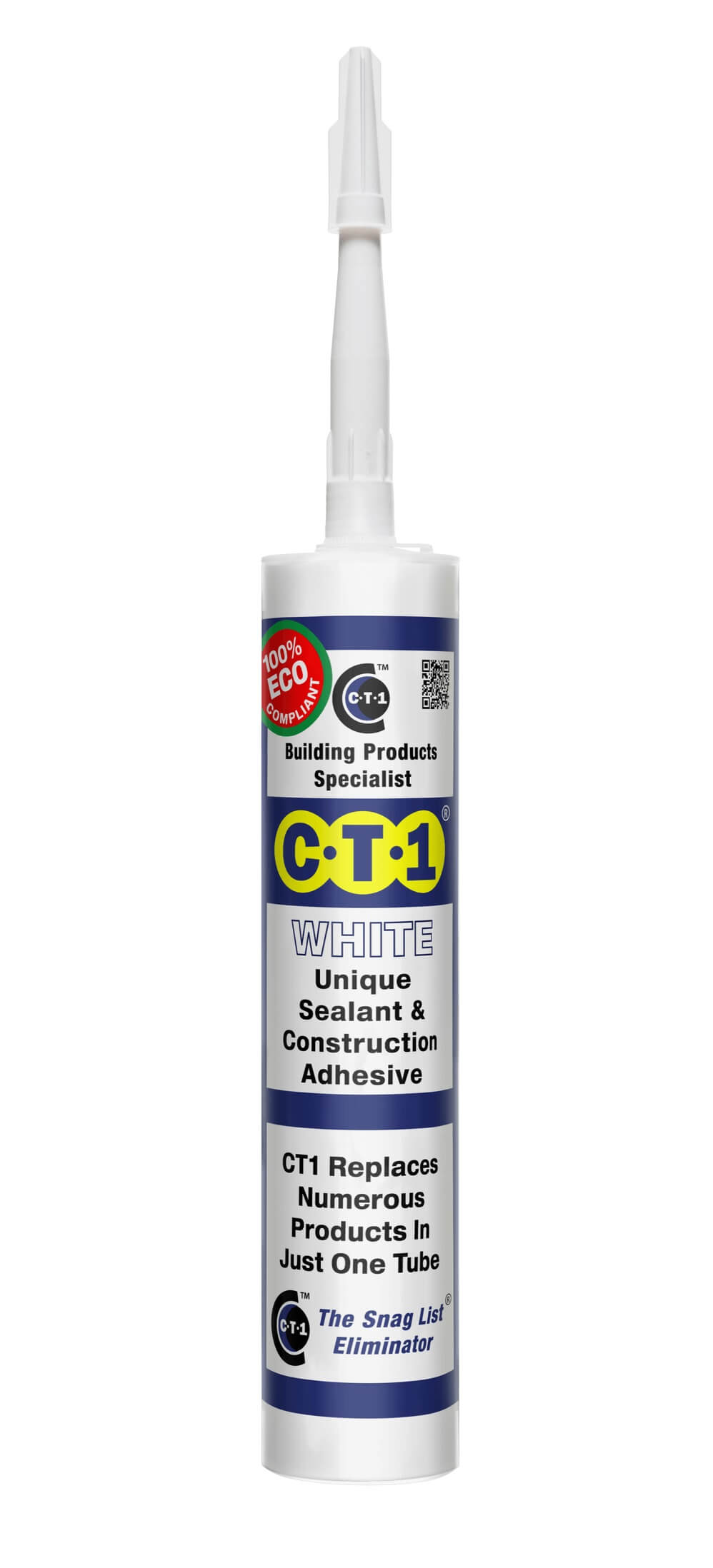 CT1 Unique Multi-Use Sealant and Adhesive White