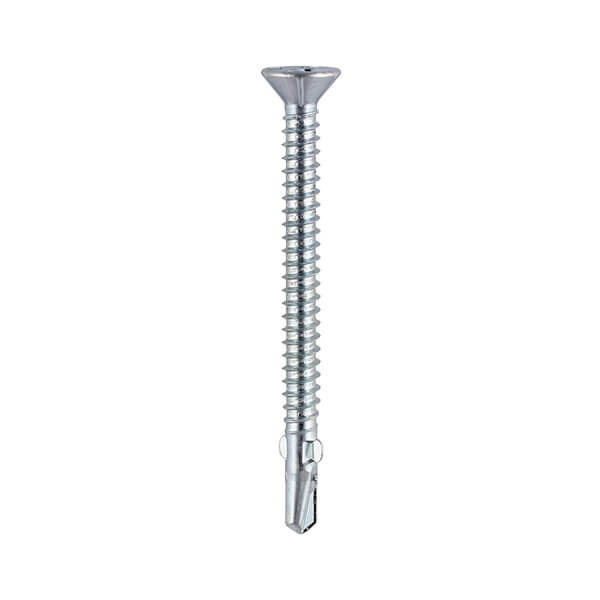 Evolution PH2 CSK Wing Tip Self-Drilling TEK-3 Screws BZP 4.8 x 38mm ...