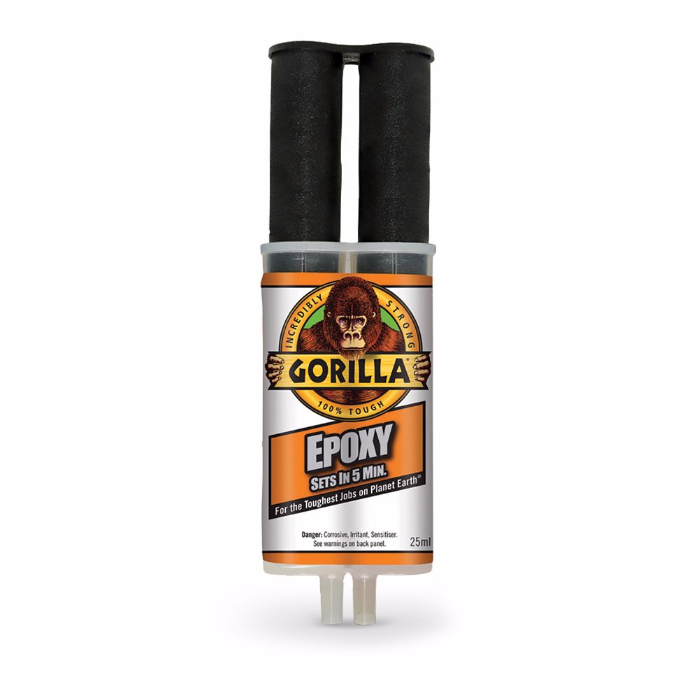 Gorilla 5 Minute 2-Part Epoxy Syringe 25ml