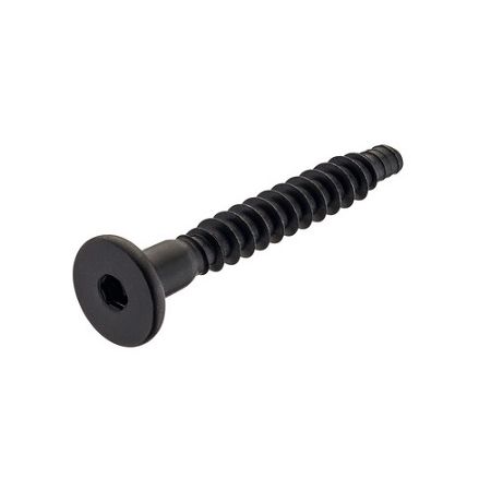 Buy Furniture Screws | Flat Head Confirmat Connector Screw Black 7mm x 50mm