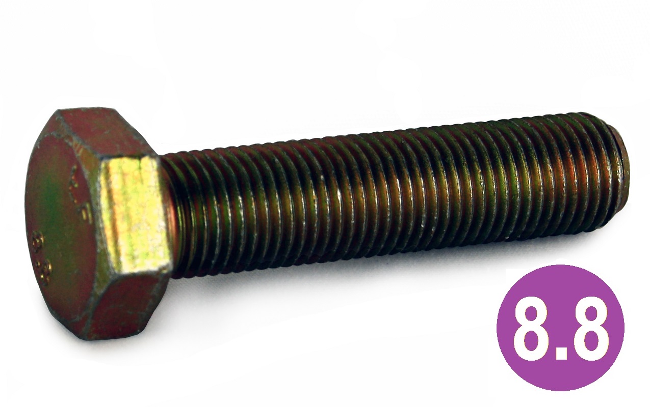 M10x1.25x30 8.8 H.T Hexagon Set Screws ZYP