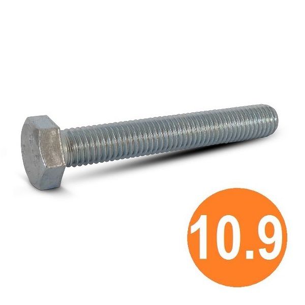 M12x40 10.9 H.T Hexagon Set Screws BZP
