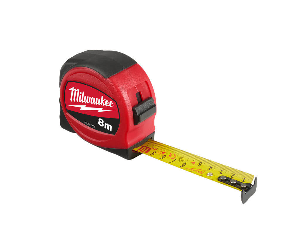 Milwaukee 8m Slim Compact Tape Measure