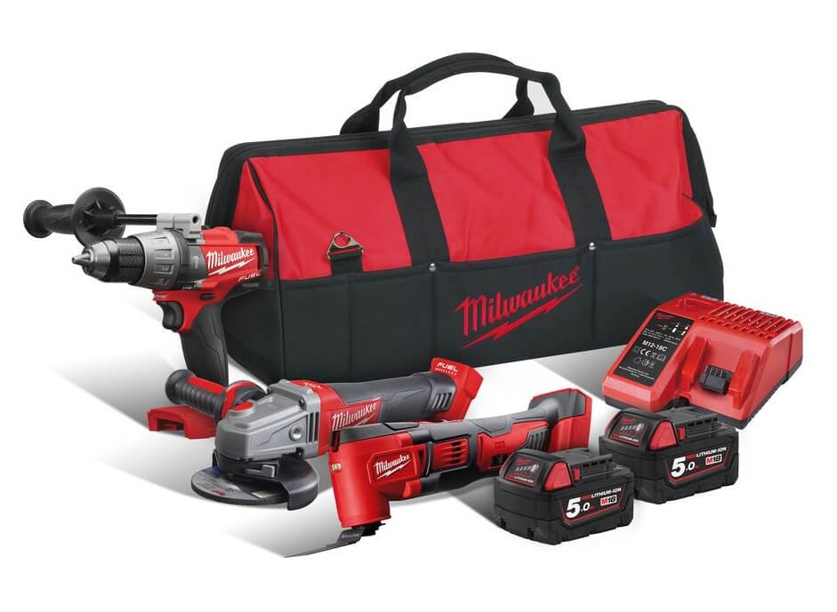 Milwaukee M18FPP3D-503B M18 Fuel Triple Pack