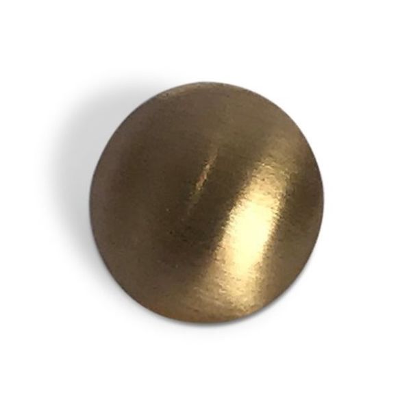 Buy Mushroom Mirror Screw Caps | 19mm Satin Brass Mirror Caps