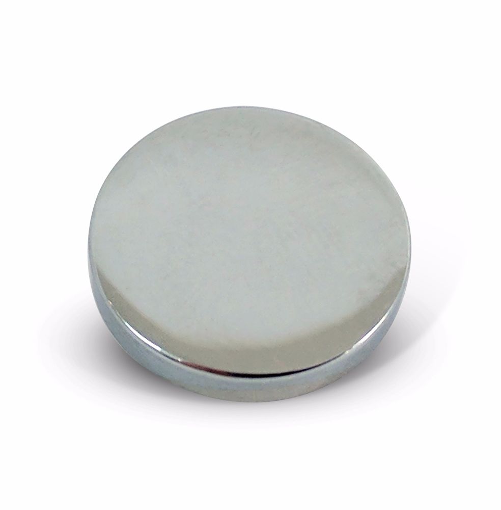 25mm Pol. Chrome Flat Mirror Screw Caps 5BA