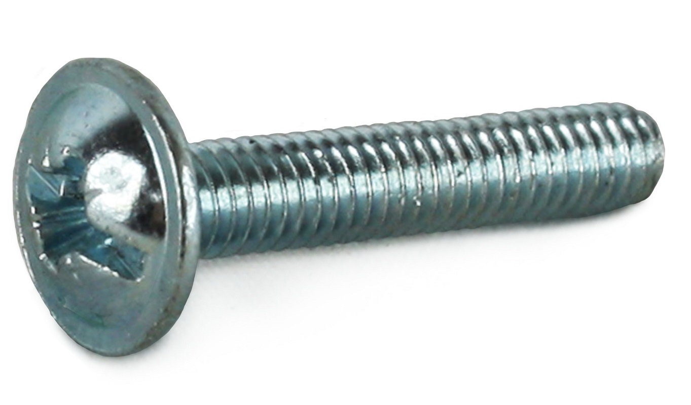 M4x23 Pozi Flange Head Machine Screws BZP