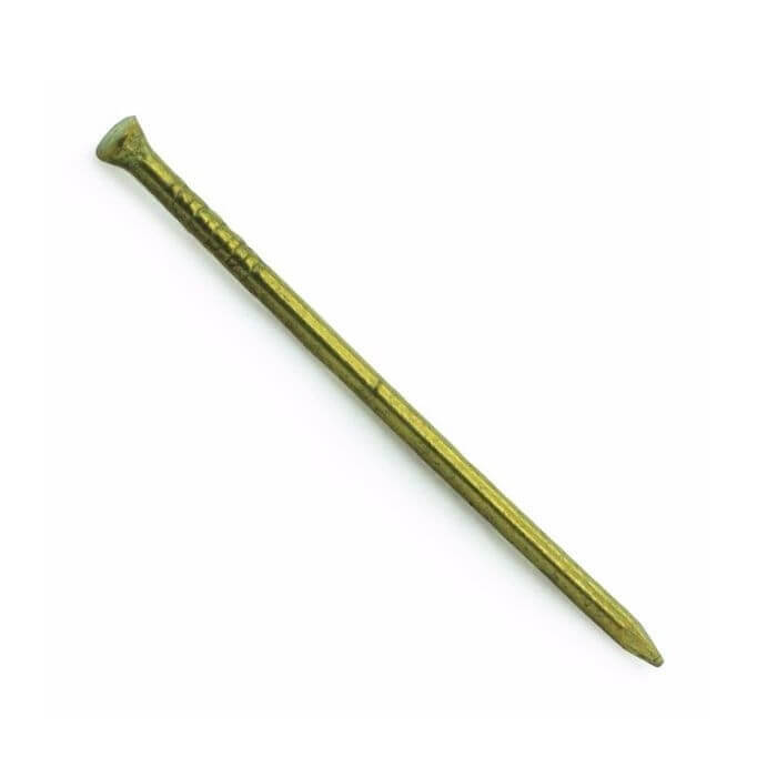 40 x 1.60mm Brass Panel Pins 500G Box