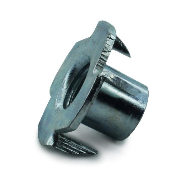M8 x 11mm 4-Pronged Tee Nut BZP