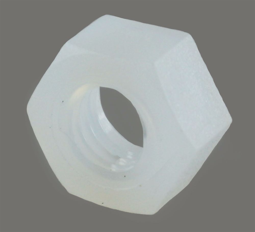 Buy M3 Nylon Full Nuts Natural DIN 934