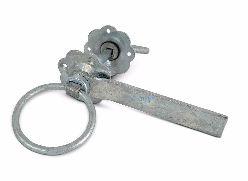 150mm 6'' #1136 Plain Handle Ring Latch Galv