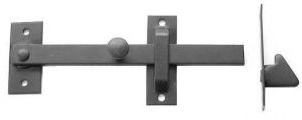Perrys No. 5040 Drop Latch Keep Catch Black