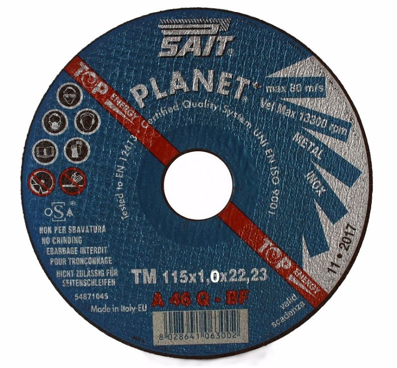 100 x 3 x 16 Sait Metal Cutting Disc