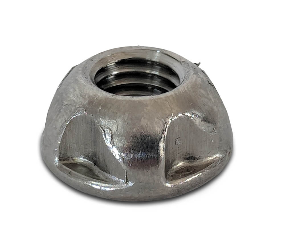 M12 Kinmar® Permanent One Way Security Nut A2 Stainless Steel