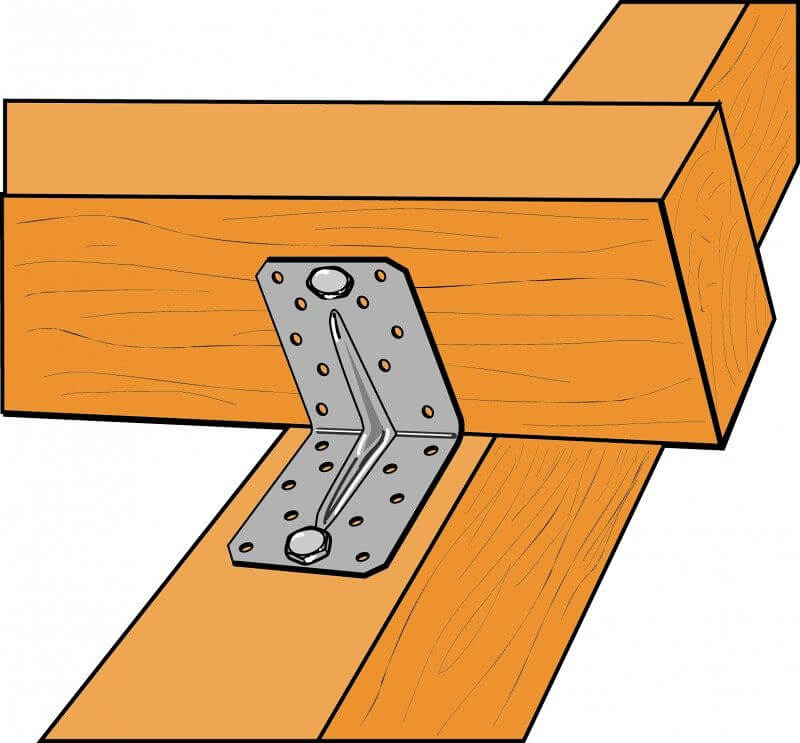 Simpson E2/2,5/7090 Reinforced Angle Bracket 65mm x 90mm x 90mm