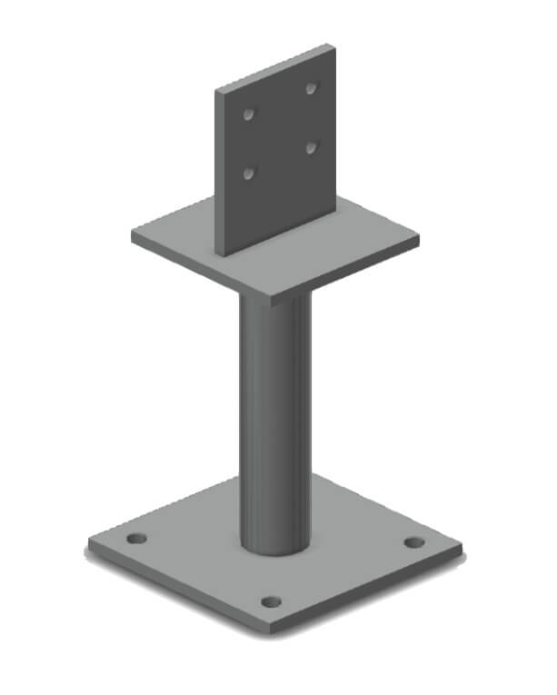Simpson PBH120 Heavy Duty Post Base | Simpson Strong-Tie