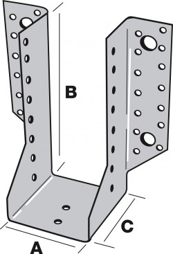 Simpson SAE380/47 Heavy Duty Face Fix Hanger 47mm