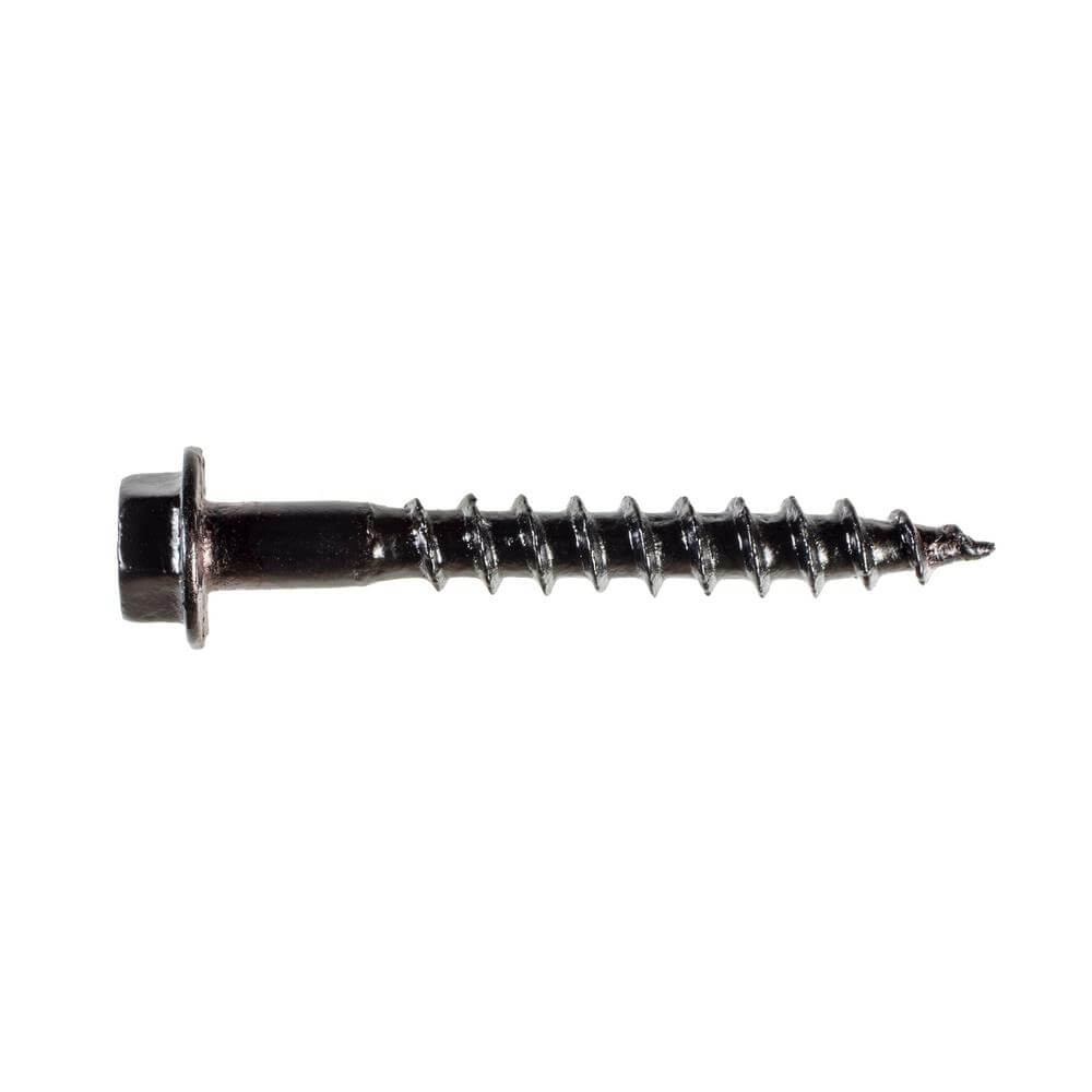Simpson 5.0x38mm Black Hex Head Screws 50