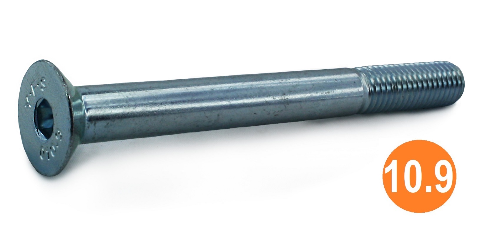 M8x100 Socket CSK Head Screw 10.9 BZP