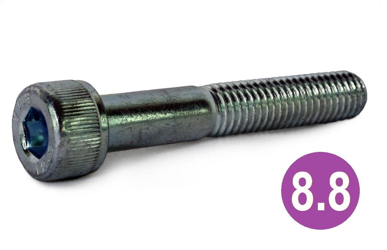 M16x130 Socket Cap Head Screw 8.8 BZP