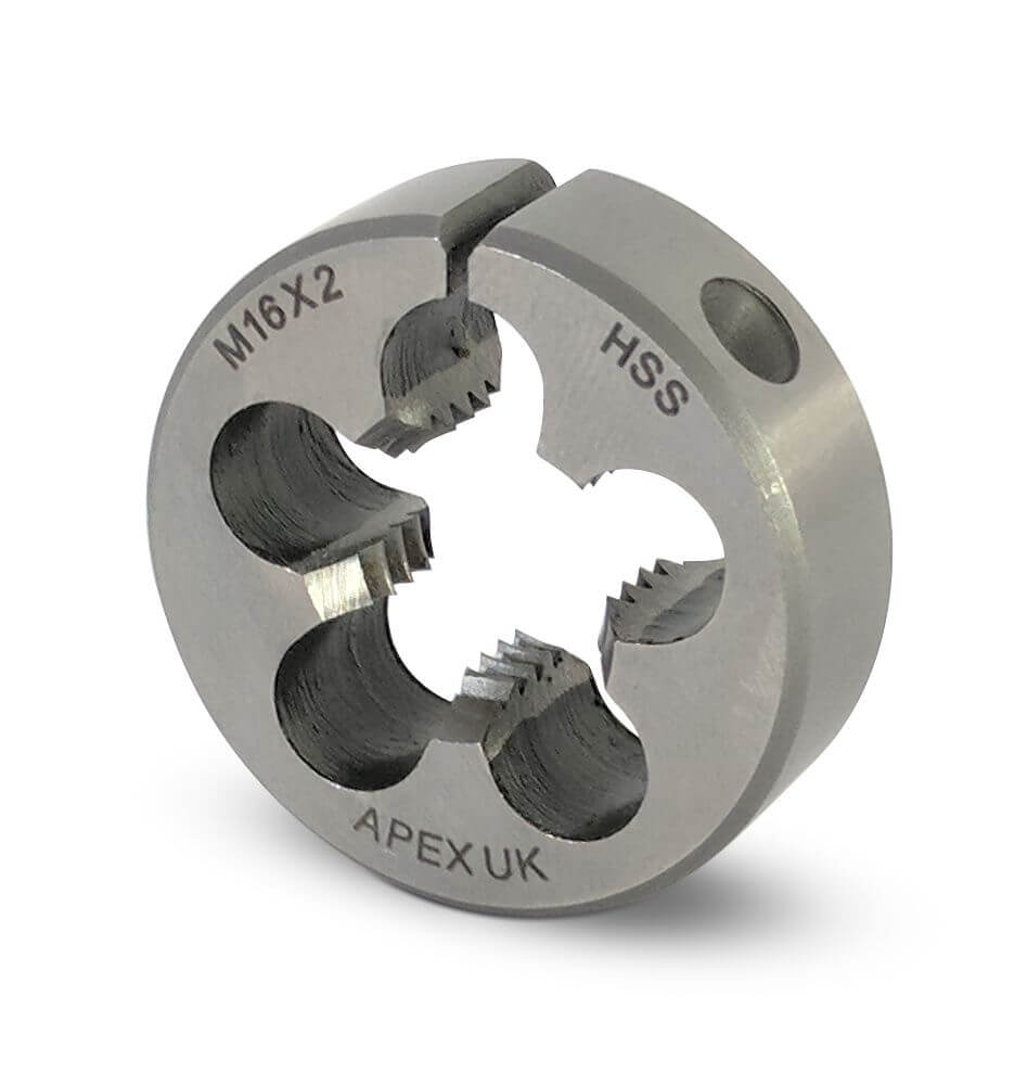 Metric HSS Round Split Die M4 x 0.70p x 13/16