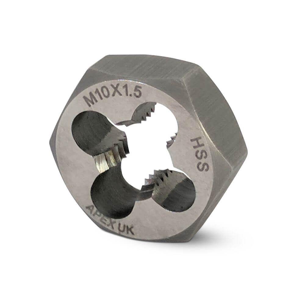 Metric HSS Hexagon Die Nut M6 x 1.00p