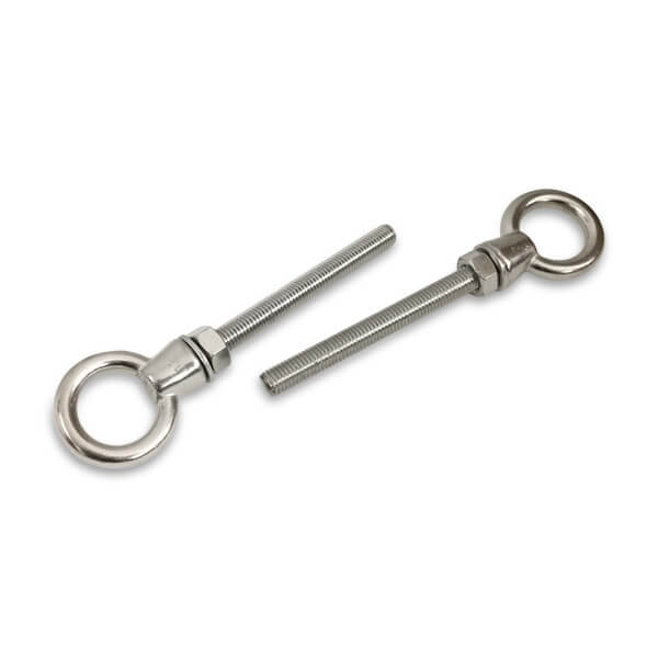Buy A4 Stainless Long Shank Eye Bolts M12 x 120mm