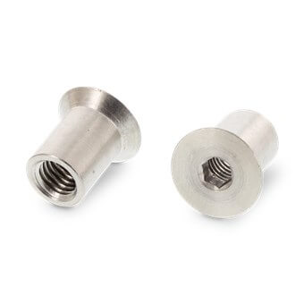 M10 x 20mm Stainless Steel Countersunk Furniture Connector Nut