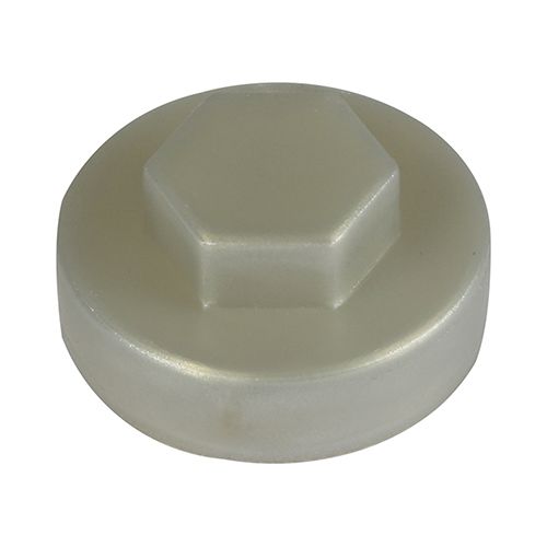 TIMco 16mm Metallic Silver Push-On Cover Cap
