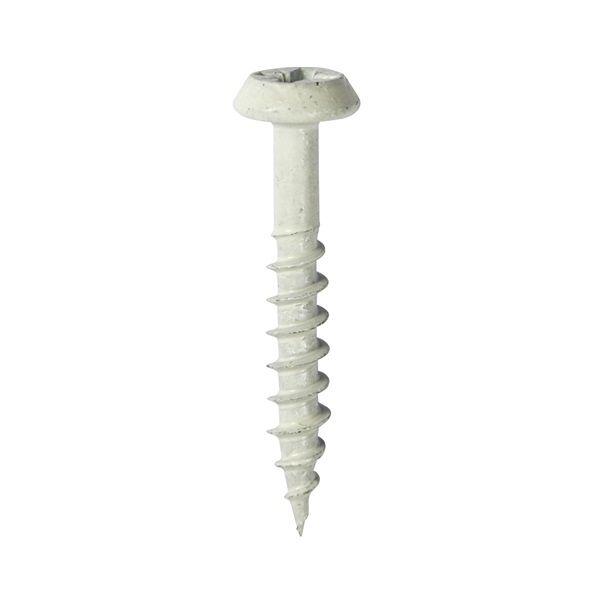 Buy TIMco Classic Rainwater Screws White 4.0mm x 40mm 40040CLARW