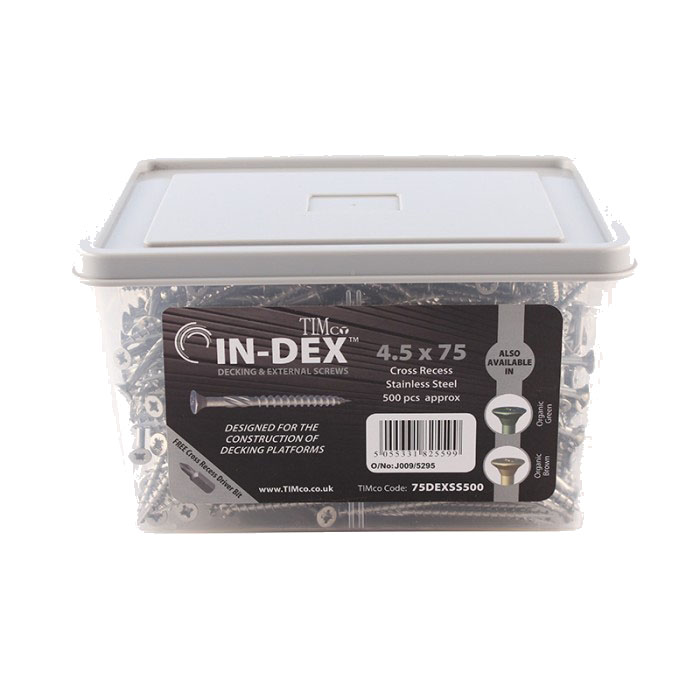 4.5x65mm TIMco Stainless Decking Screws (500)