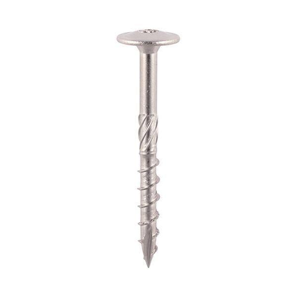 Buy TIMco Wafer Head Index Screws | 80mm Stainless Steel Wafer Head ...