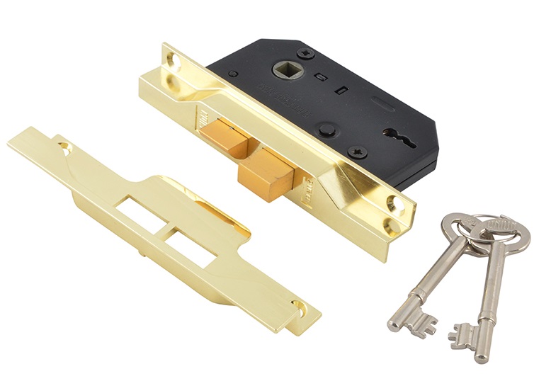 2242 2 Lever Mortice Rebated Sash Lock 2 1/2