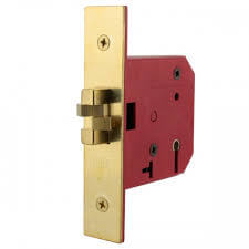 UNION 2401 3 5 LEVER SLIDING DOOR LOCK PB